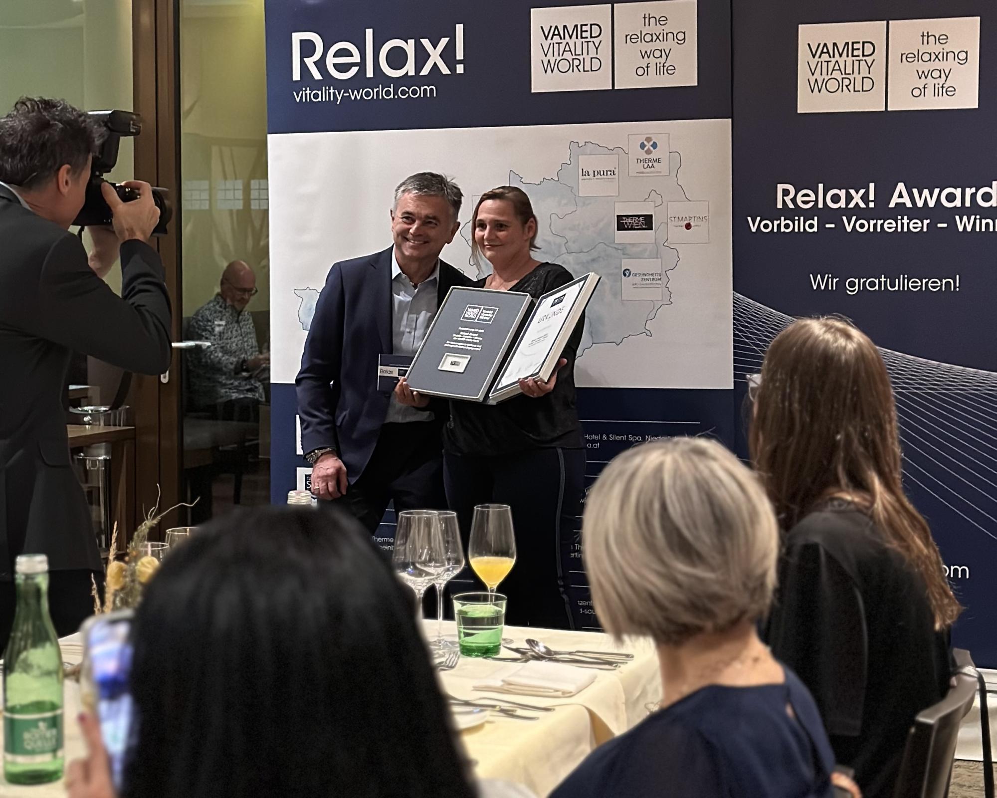 Relax Award Vitality World